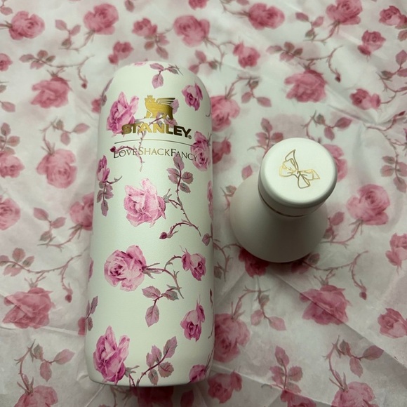 LoveShackFancy | Other | Loveshackfancy The Stanley 2 Oz Ribbon Rosa ...